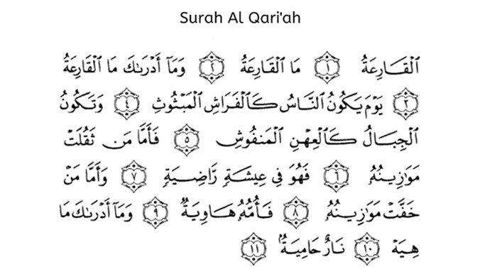 Surat Al Qariah dan Artinya (Bahasa Indonesia)