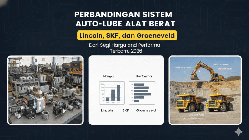 Perbandingan Auto-Lube Alat Berat: Lincoln, SKF, dan Groeneveld